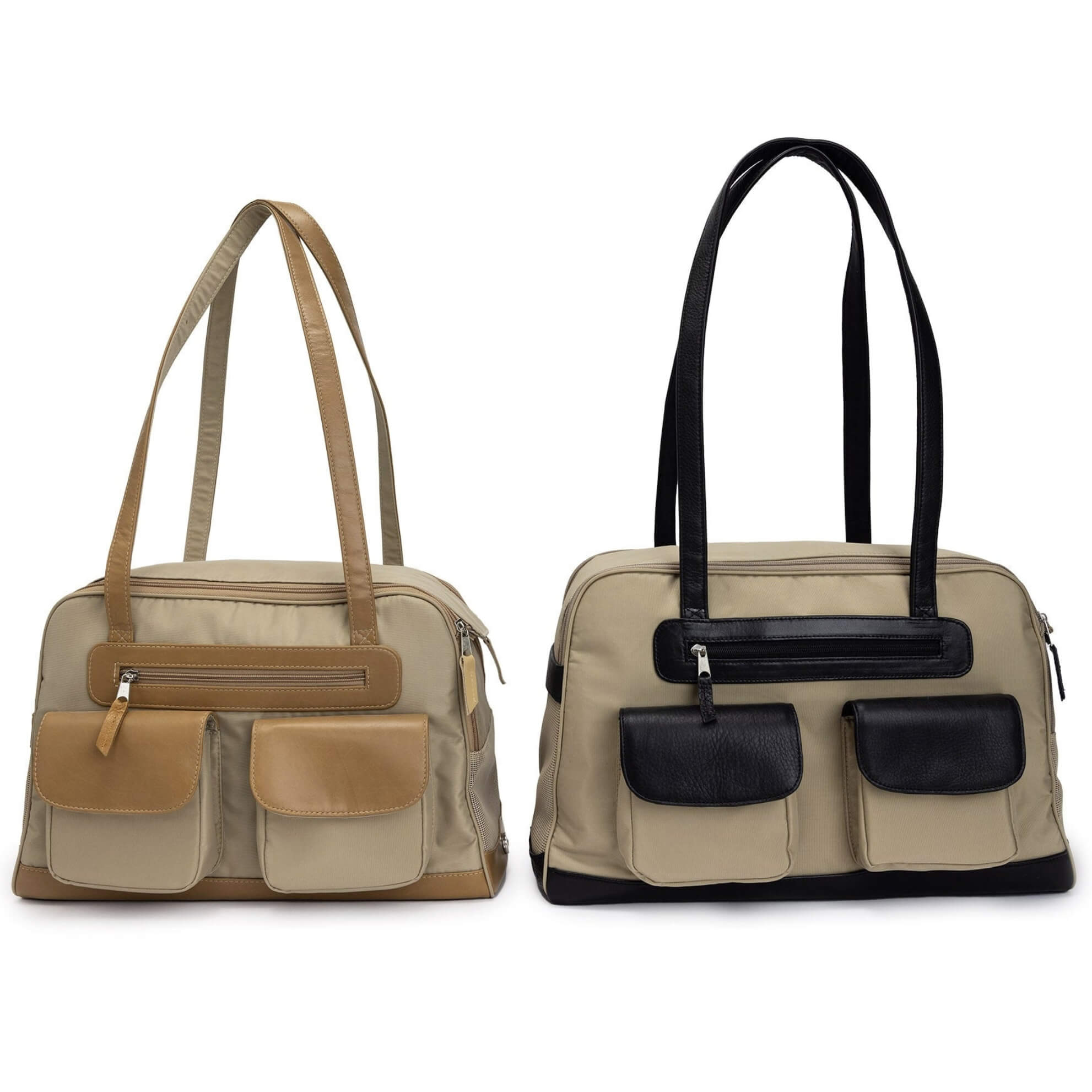 Canine Styles Dog Carrier Airline Approved Bag Leather Trim – Pousse Pitou