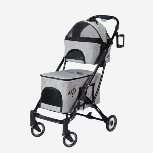 Modern Double Decker Dog Strollers for Two Dogs - Free Shipping ...